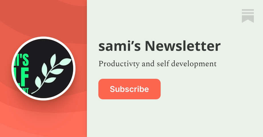 sami’s Newsletter | Substack