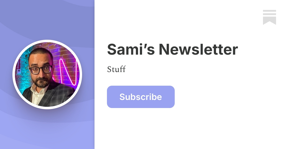 About - Sami’s Newsletter
