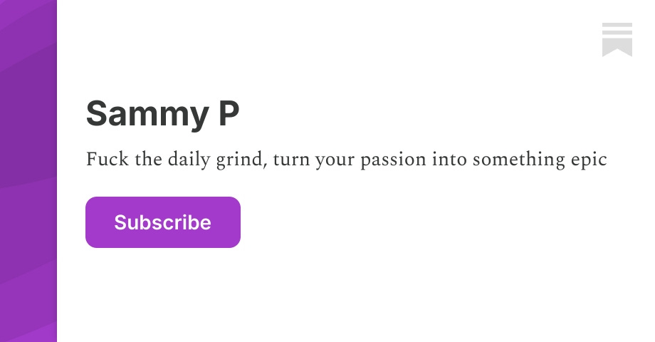 Sammy P | Substack