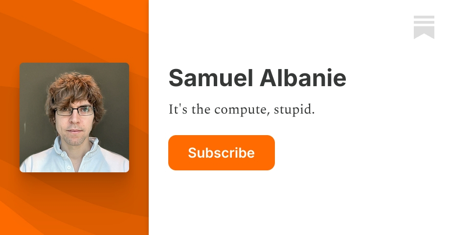 Samuel Albanie | Substack