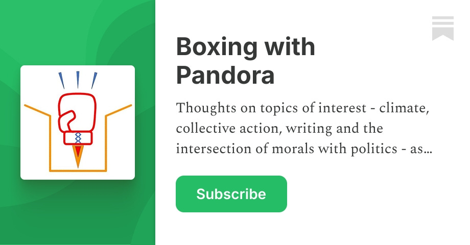 Boxing with Pandora | Sam Weaver | Substack