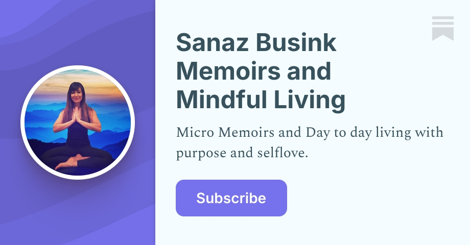 Sanaz Busink Memoirs and Mindful Living | Substack