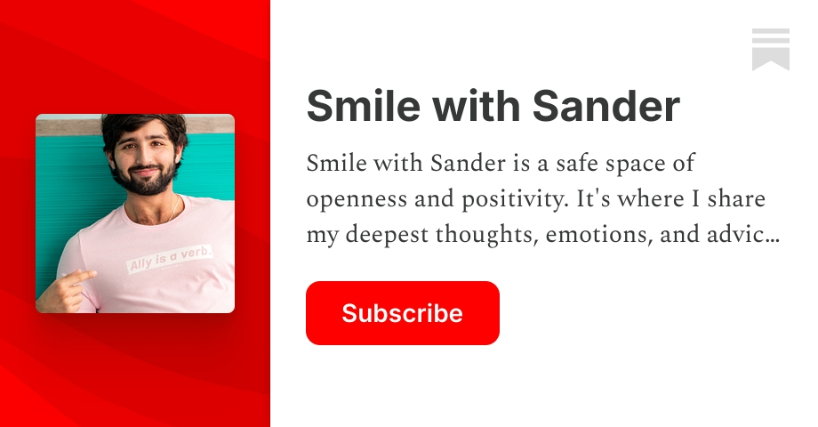 Smile with Sander | Sander Jennings | Substack