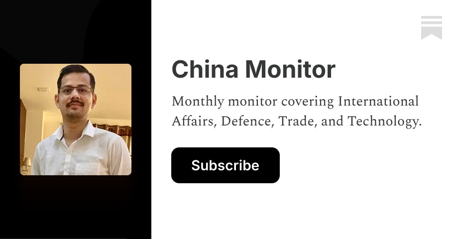 China Monitor | Sanket Joshi | Substack