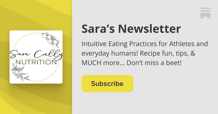 Sara’s Newsletter | Sara Cully | Substack