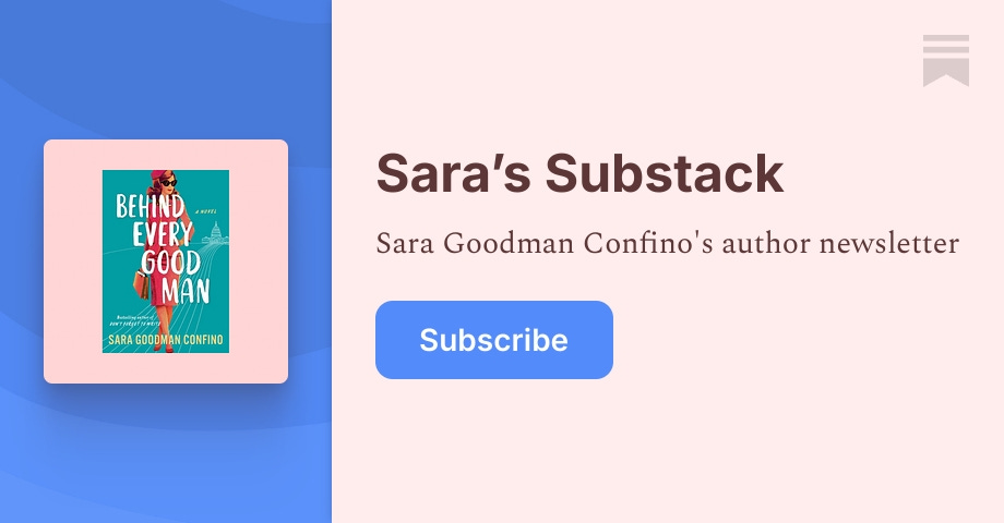 Sara’s Substack | Sara Goodman Confino | Substack