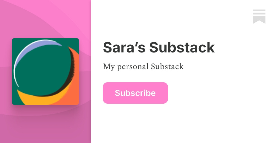 Sara’s Substack | Sara Graf | Substack