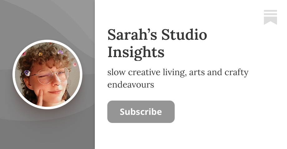 Sarah’s Studio Insights | Sarah Gerbers | zeitverzoegert | Substack