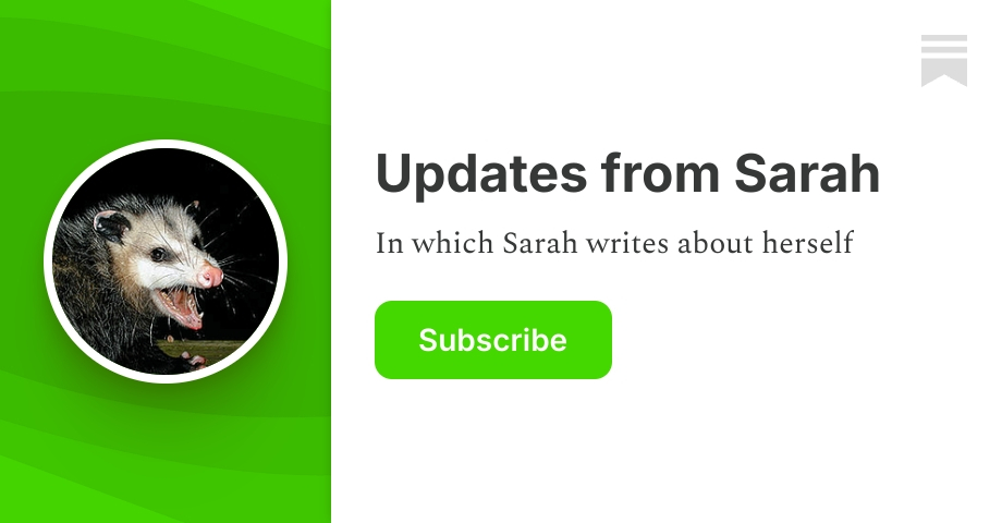 Archive - Updates from Sarah