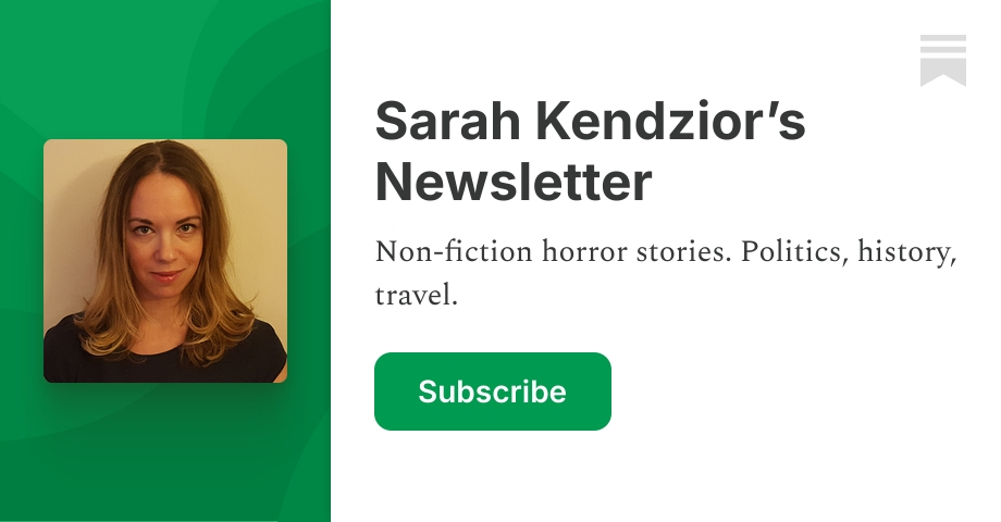 Sarah Kendzior’s Newsletter | Substack