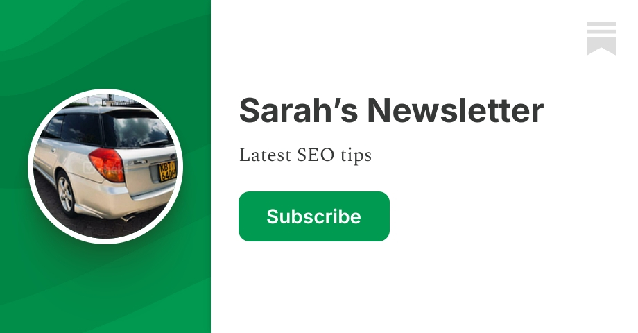 Sarah’s Newsletter | Sarah Krackey | Substack