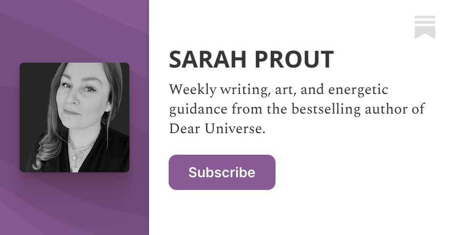SARAH PROUT | Substack