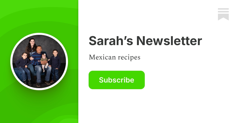 About - Sarah’s Newsletter