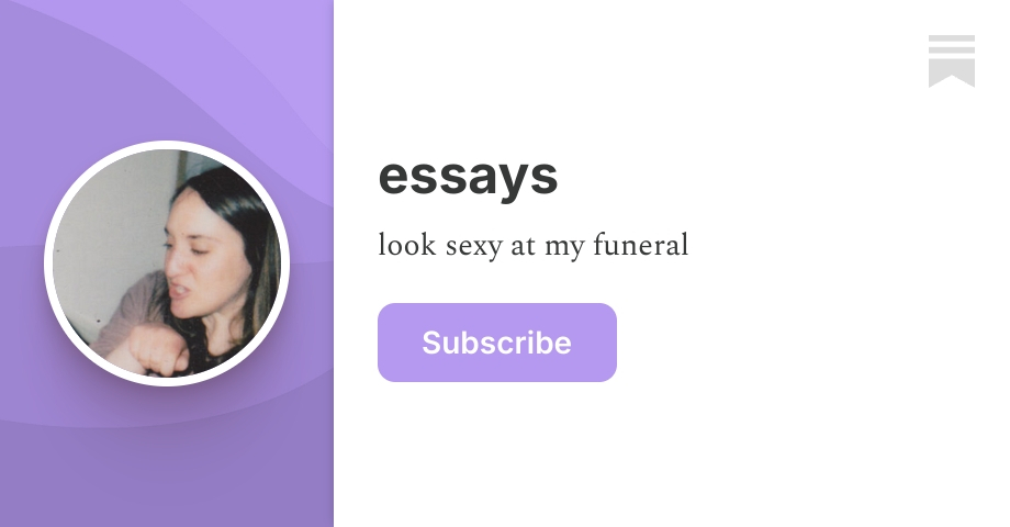 essays | sara keats | Substack