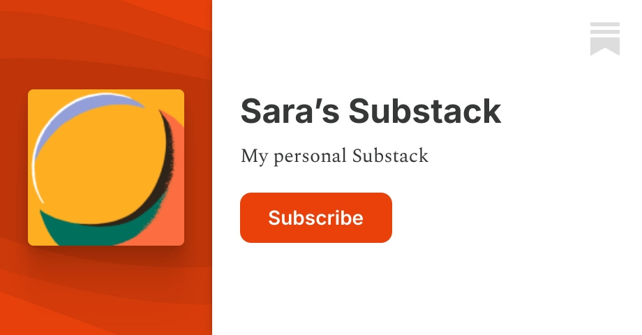 Sara’s Substack | Sara Morrison | Substack