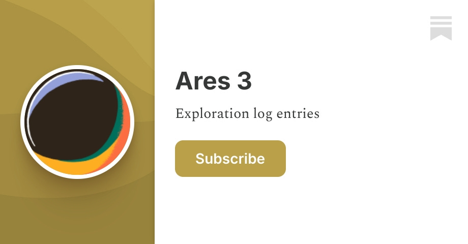 LOG ENTRY: SOL 1 - by Shabd Saran - Ares 3