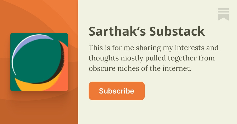 Sarthak’s Substack | Sarthak Choudhary | Substack