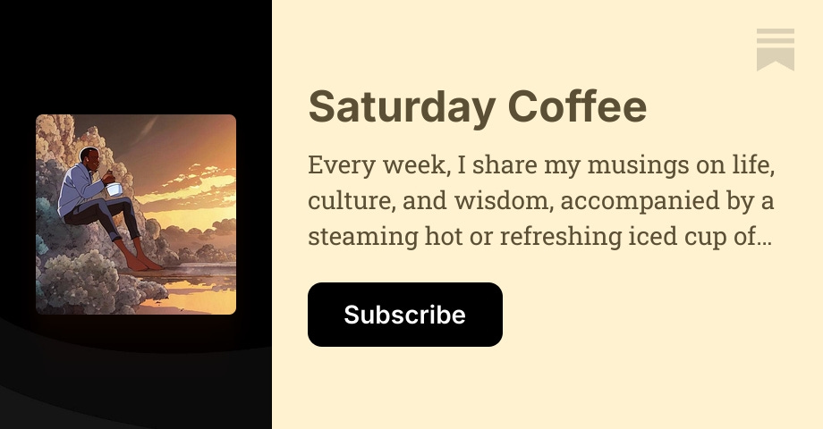 Saturday Coffee | Steven M. | Substack
