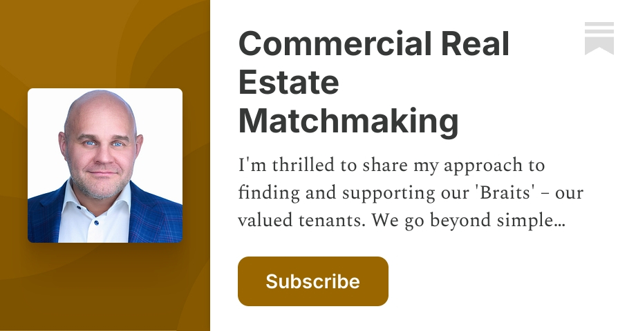 Commercial Real Estate Matchmaking | Saul Zenkevicius | Substack