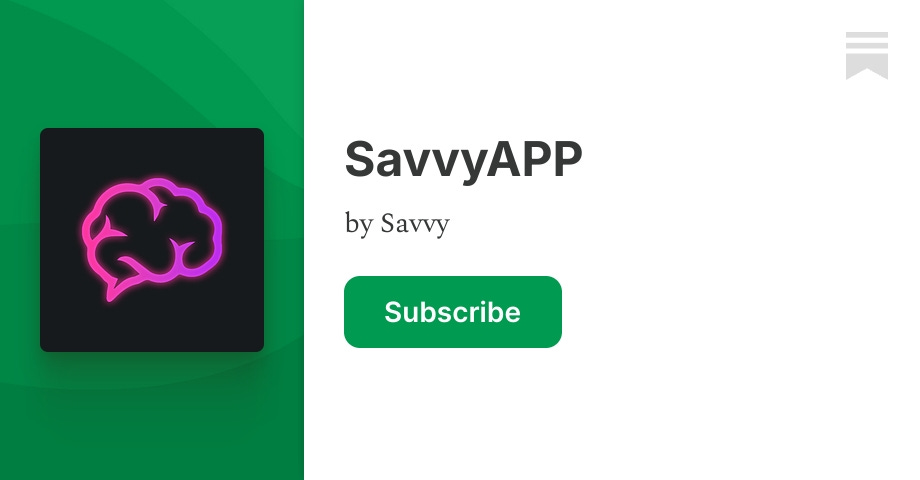 SavvyAPP | Substack
