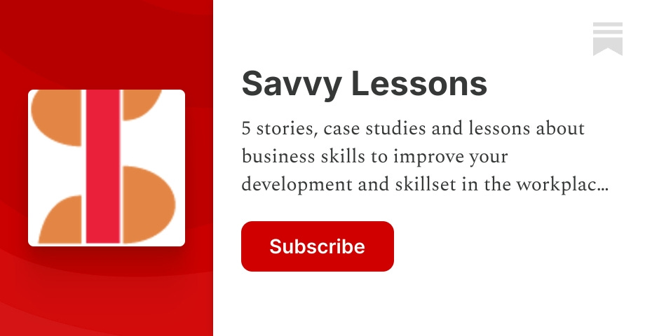 Savvy Lessons | Muhammad | Substack