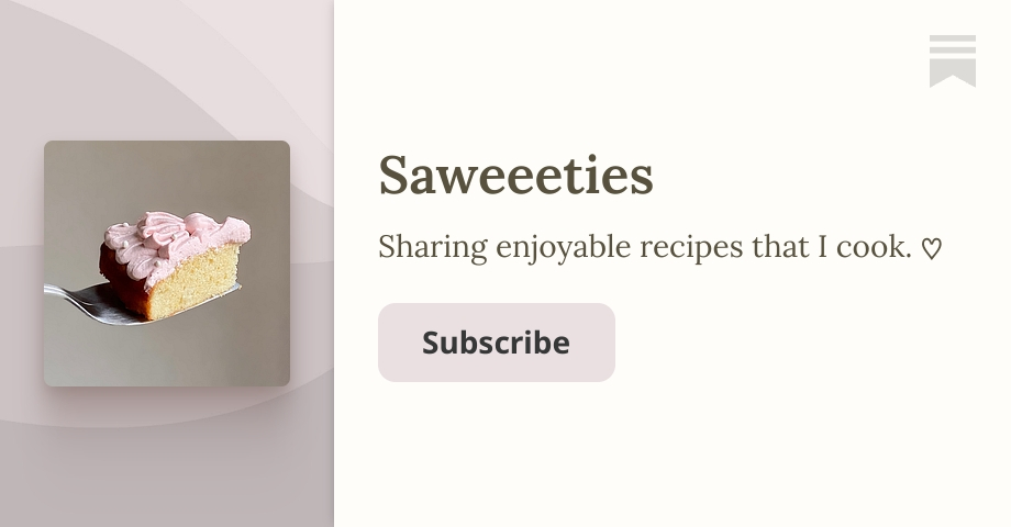 Saweeeties | Mariam | Substack