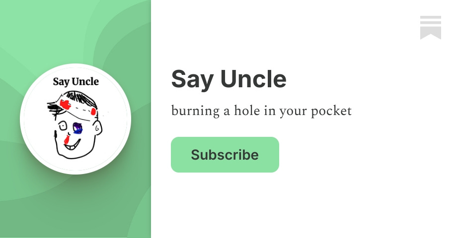 Say Uncle | Andrew Zacks | Substack