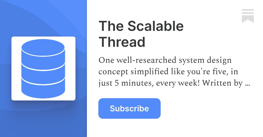 The Scalable Thread Sidharth Substack