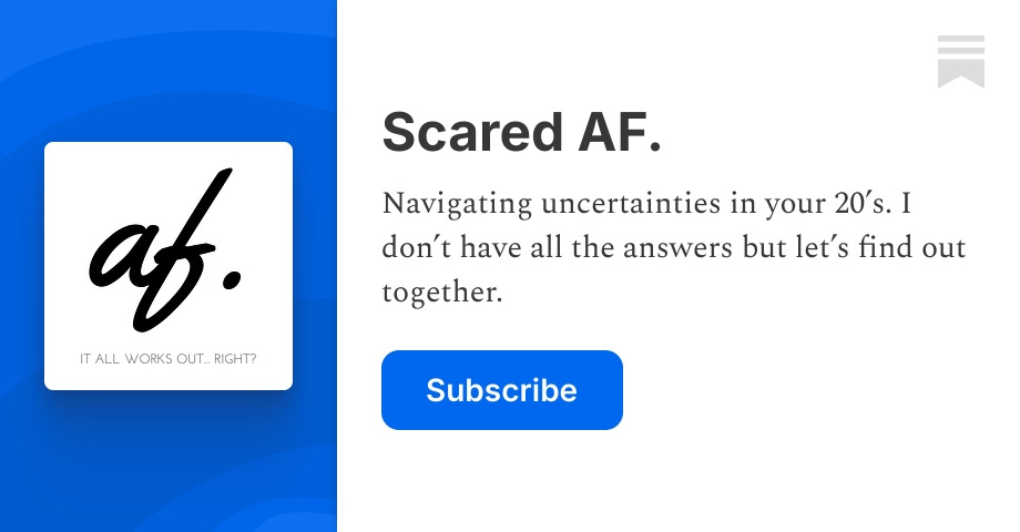 Scared AF. | Simi | Substack