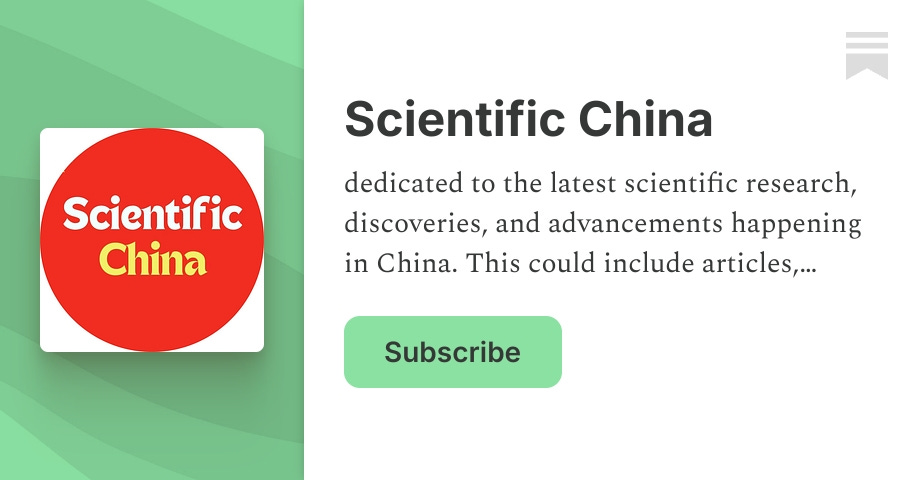 Scientific China | Substack