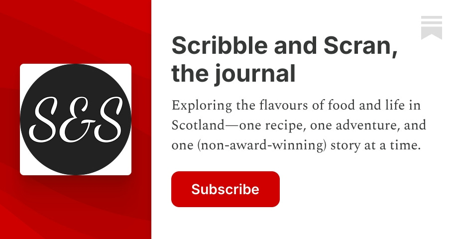 Scribble and Scran, the journal | Substack