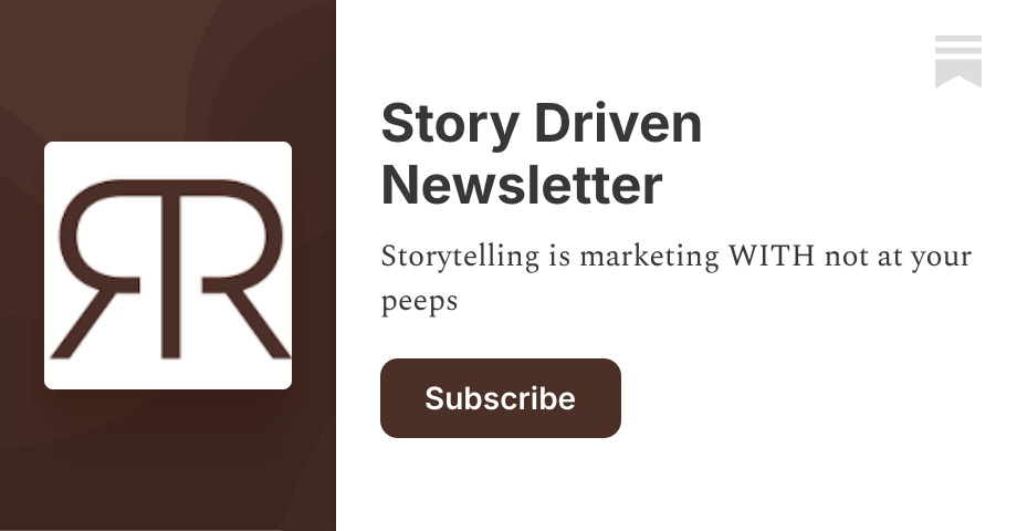 Story Driven Newsletter | Rory Ramsden | Substack