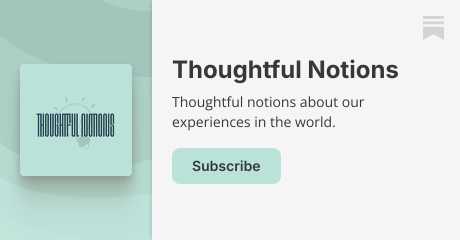 Thoughtful Notions | Seamus Orr | Substack