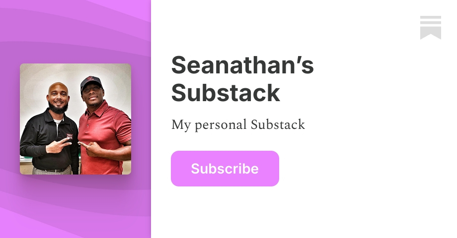 Seanathan’s Substack | Seanathan Q Polidore | Substack