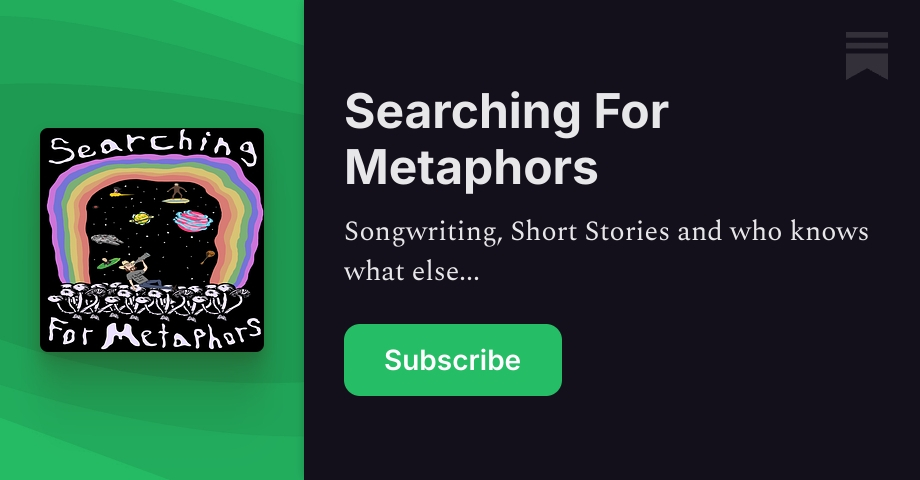 Searching For Metaphors | Greg Shaddix | Substack