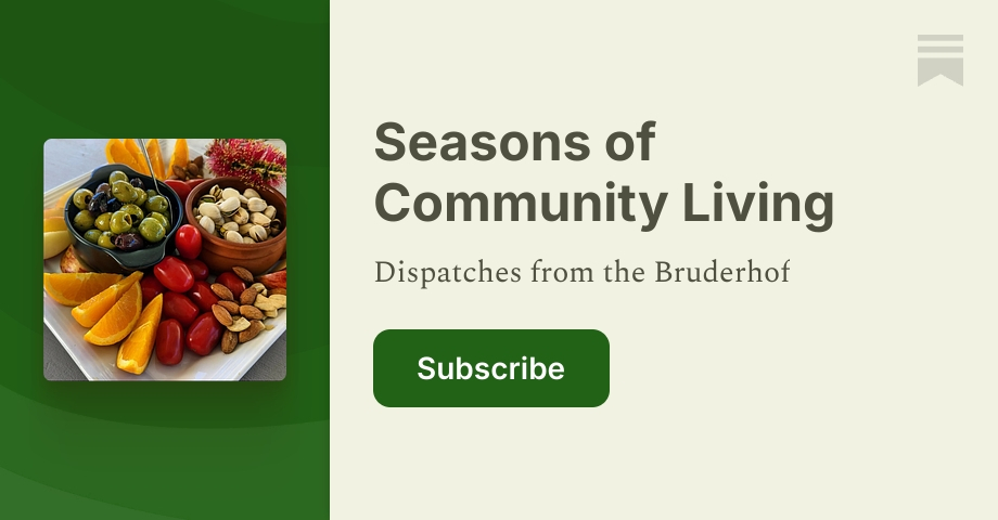 Seasons of Community Living | Substack