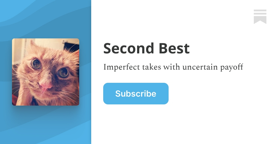 Second Best | Samuel Hammond | Substack