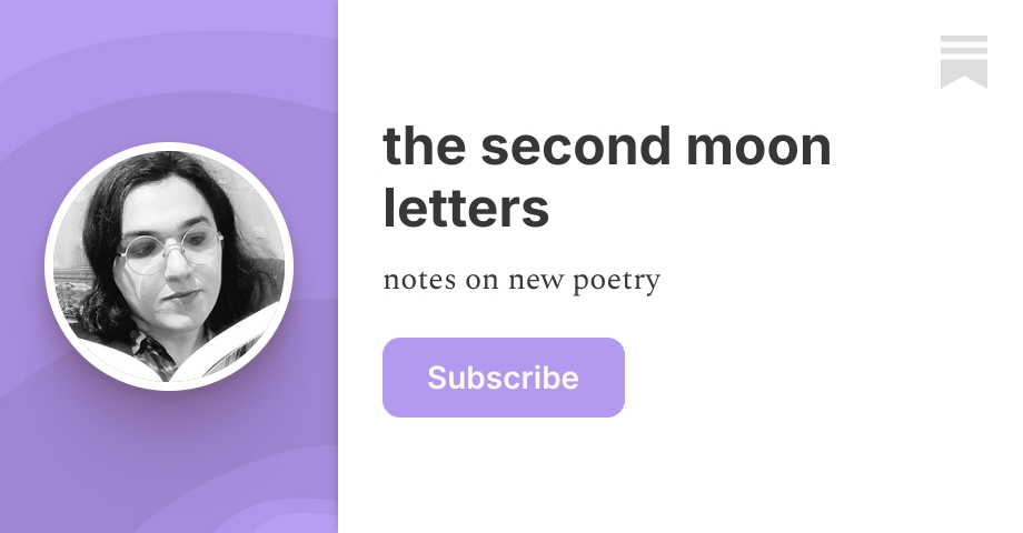the second moon letters | callie gardner | Substack