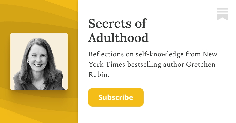 Secrets of Adulthood | Substack