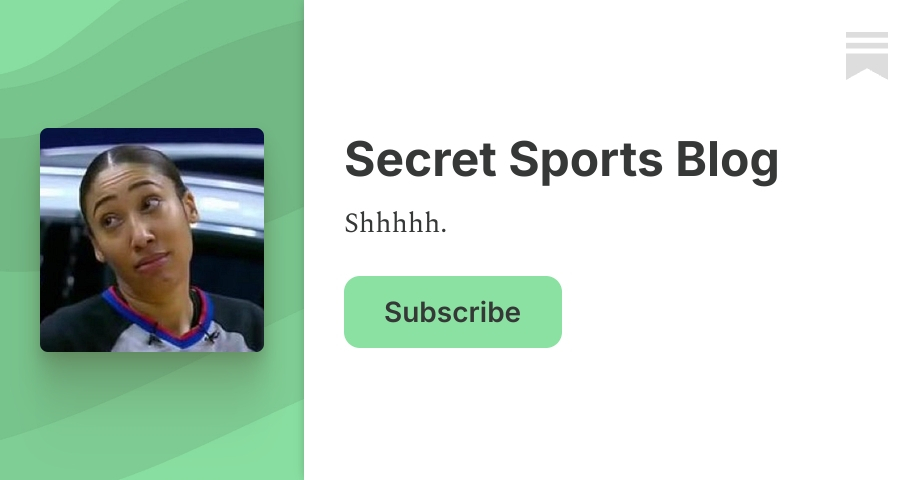 Secret Sports Blog | Alex Mummery | Substack