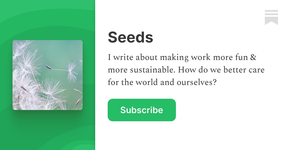 Seeds | april | Substack