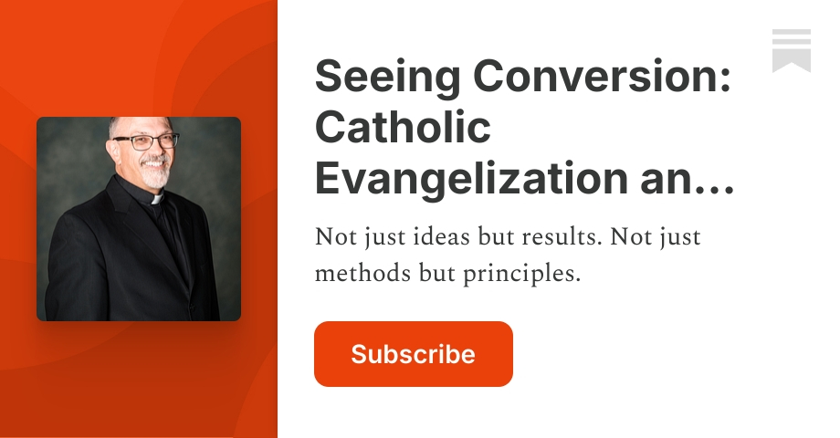 Seeing Conversion: Catholic Evangelization and Renewal | Fr Sean Wenger ...