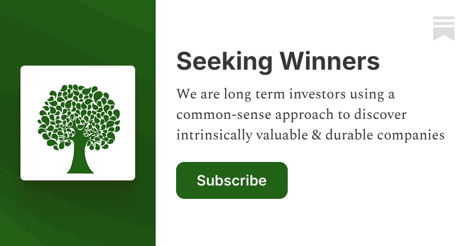 Seeking Winners | Substack