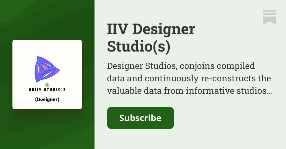 IIV Designer Studio(s) | Chambo IV | Substack