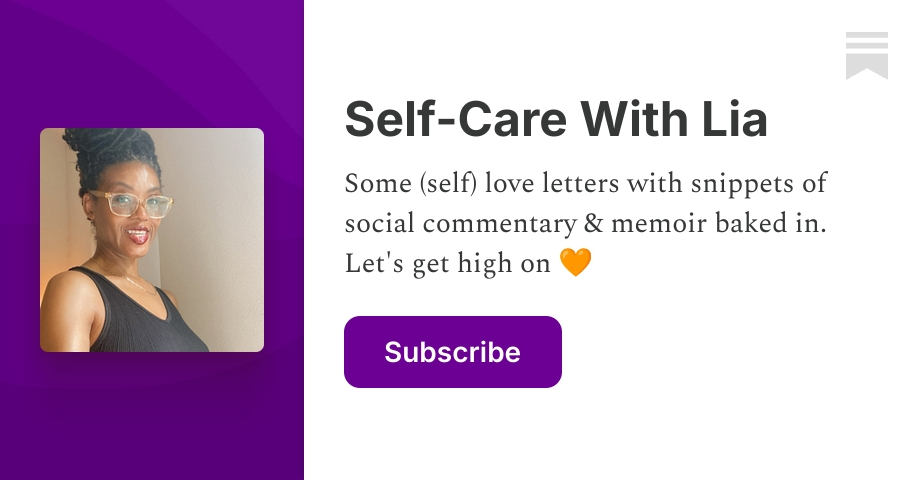 Self-Care With Lia | Lia Jane | Substack