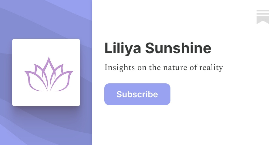 Liliya Sunshine | Substack