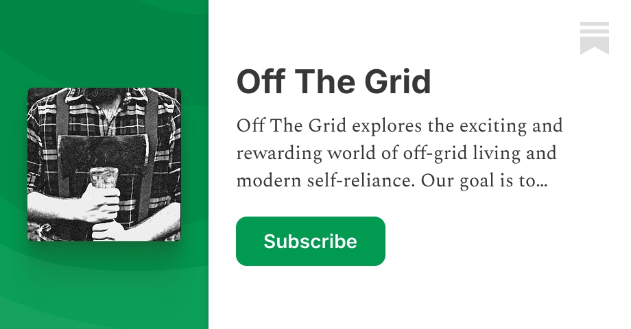 Off The Grid | BowTiedSawyer | Substack