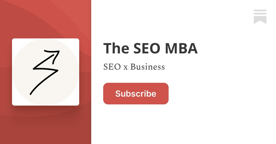 The SEO MBA | Tom Critchlow | Substack