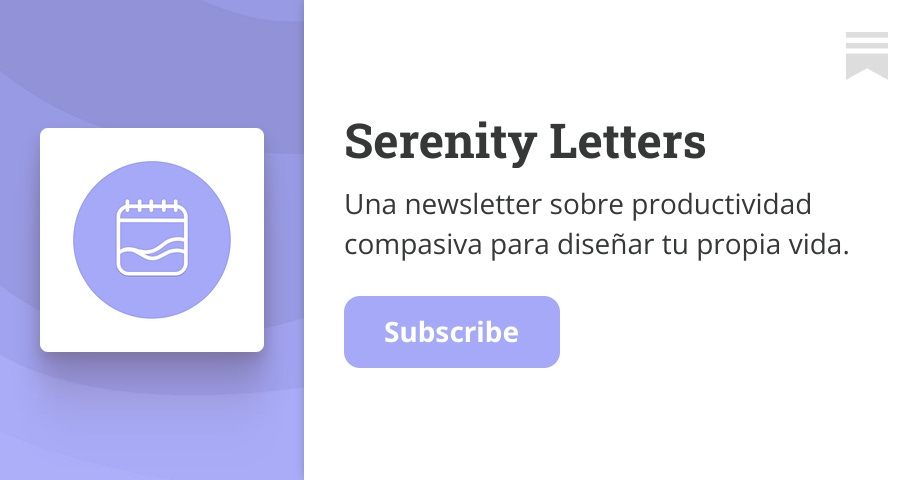 Serenity Letters | Serenity Desk | Substack
