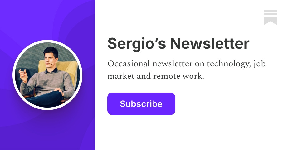 Sergio’s Newsletter | Sergio Pereira | Substack